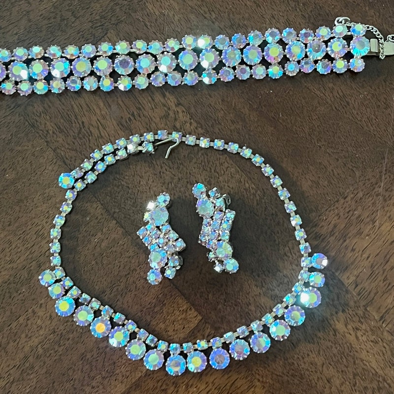 Rhinestone Jewelry - Etsy