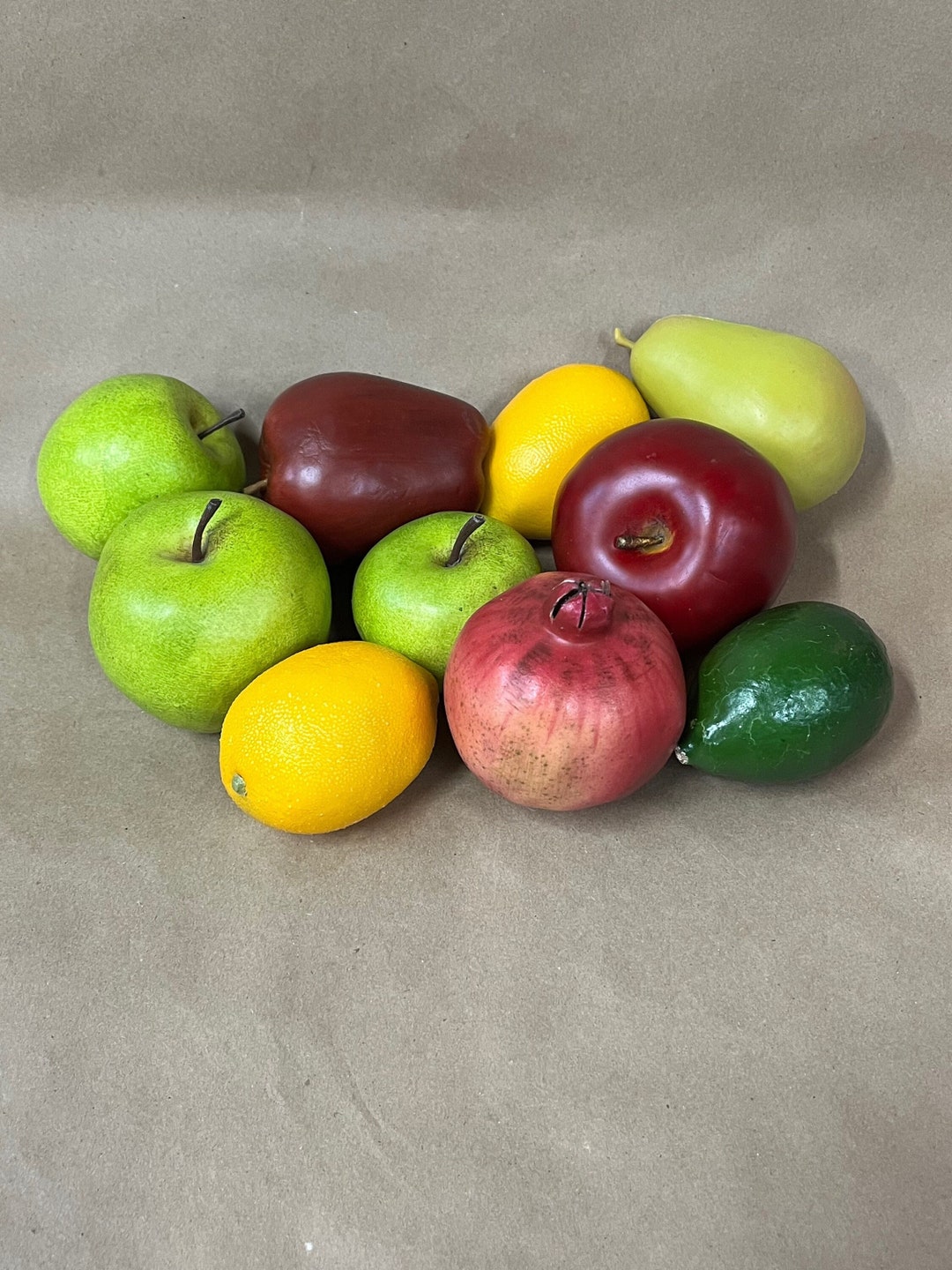 Mixed Lot of Faux Fruit Pieces/artificial Fruit/bowl Filler/kitchen ...