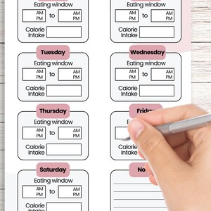 Intermittent Fasting Planner,daily Fasting Tracking,intermittent ...