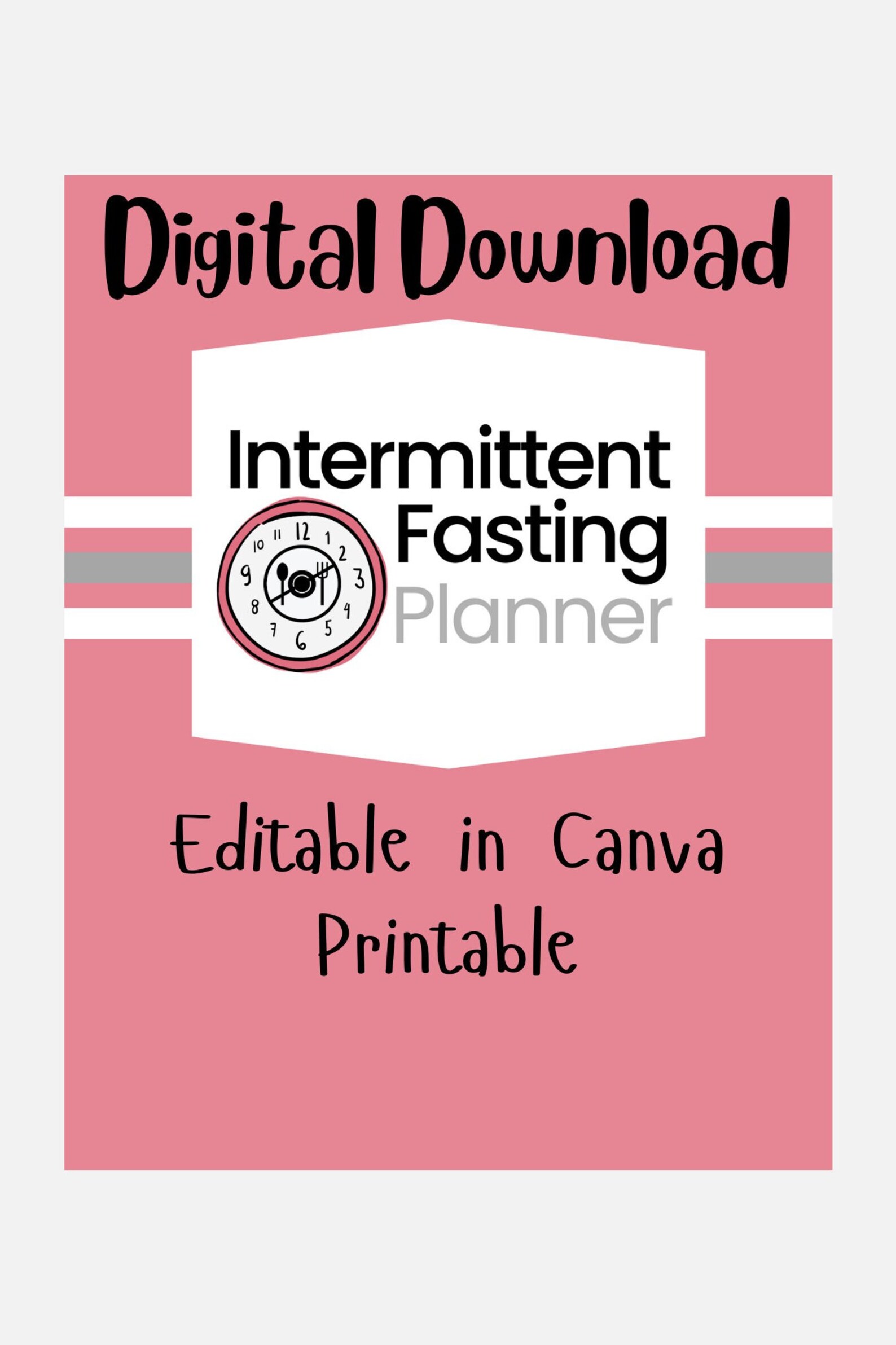 Intermittent Fasting Planner,daily Fasting Tracking,intermittent ...