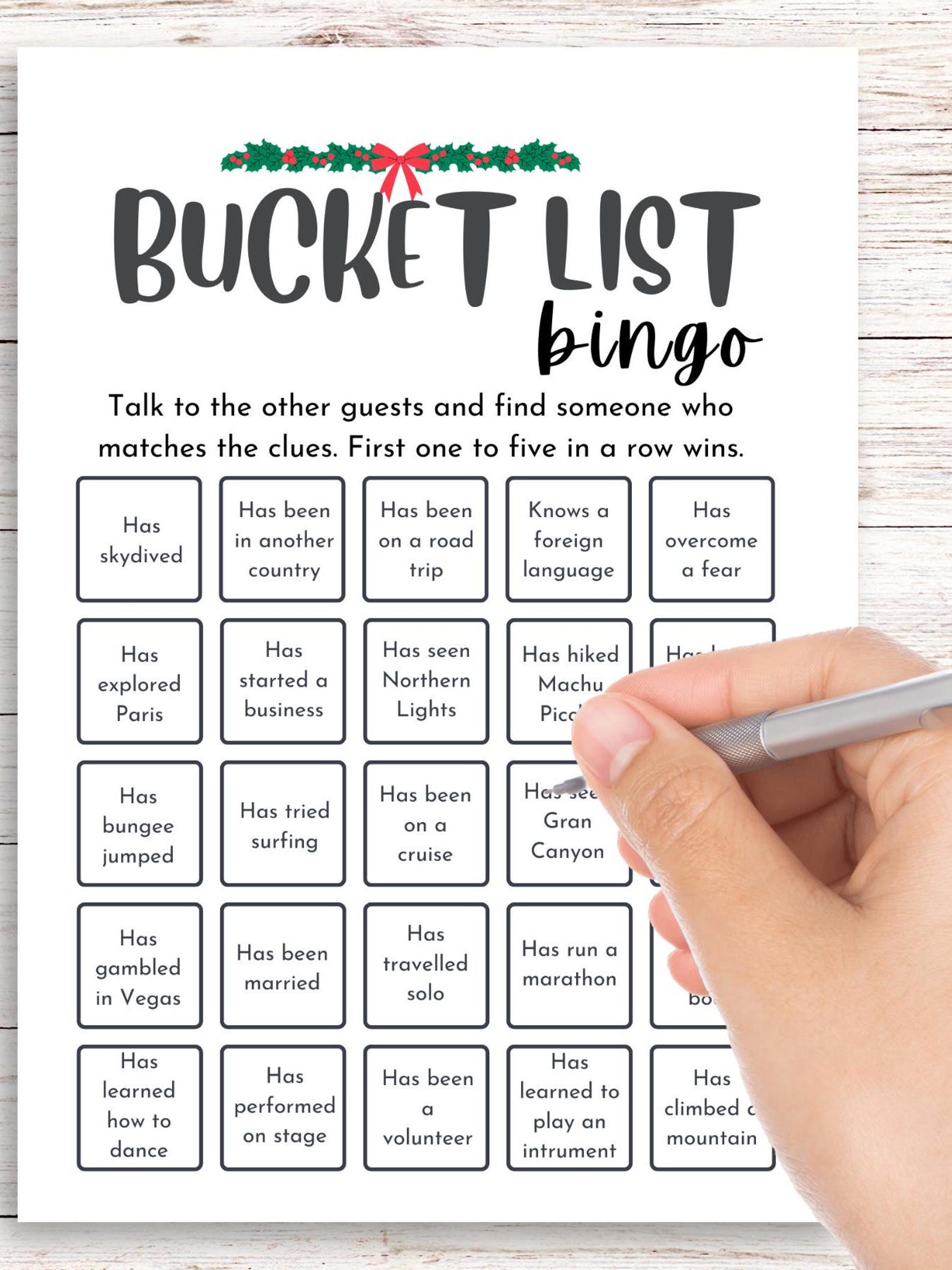 Holiday Party Games 9 Done for You Printable Games US Letter Size Bingo ...