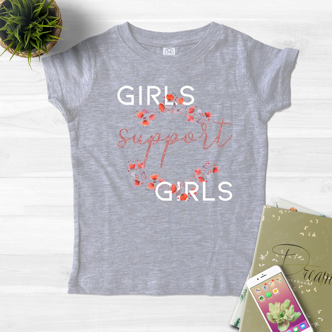 Girls Support Girls Shirt Whit a Panda - Etsy