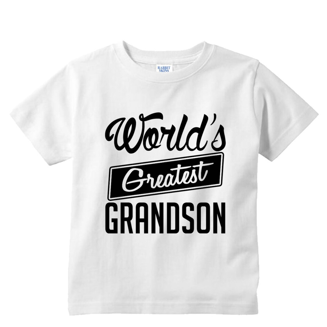 World's Greatest Grandson White Shirt for Boys - Etsy