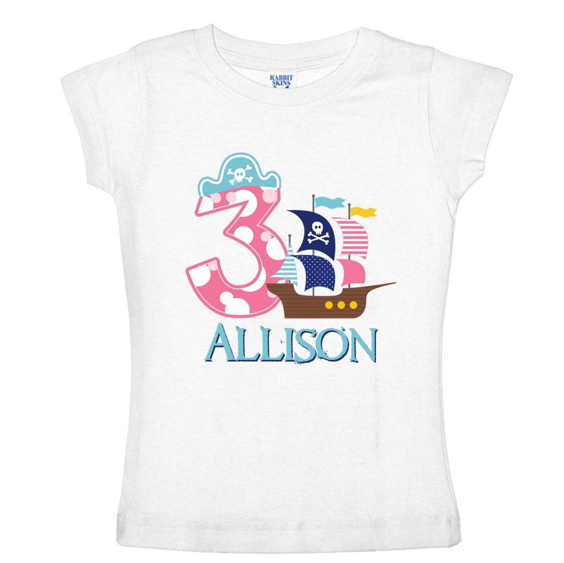 Pirate Birthday Girl Shirt - Etsy