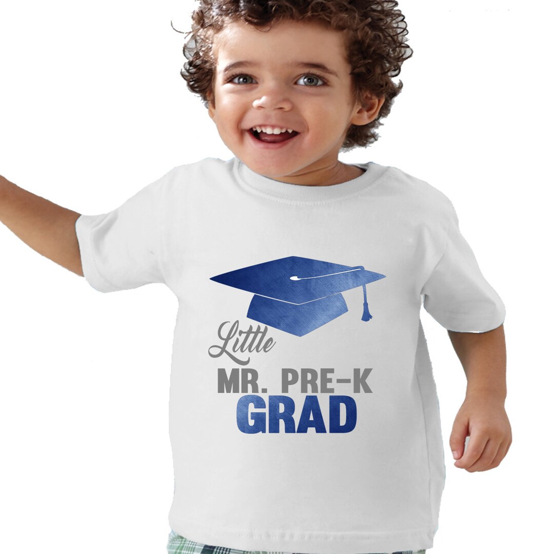 Little Mister Mr. PRE-K Grad Electric Blue Graduation Shirt - Etsy
