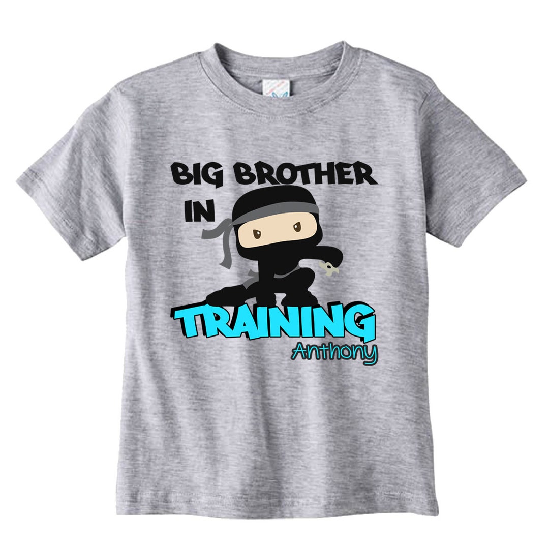 Big Ninja Brother in Training Kids Shirt or Baby Bodysuit - Etsy
