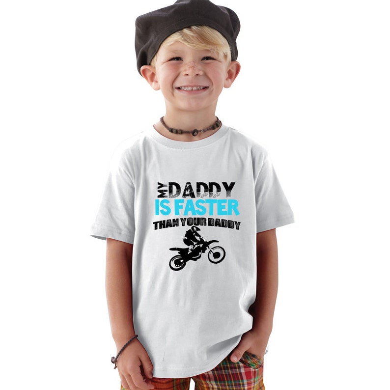 My Daddy is Faster Than Your Daddy Kids Shirt for Boys or Baby - Etsy