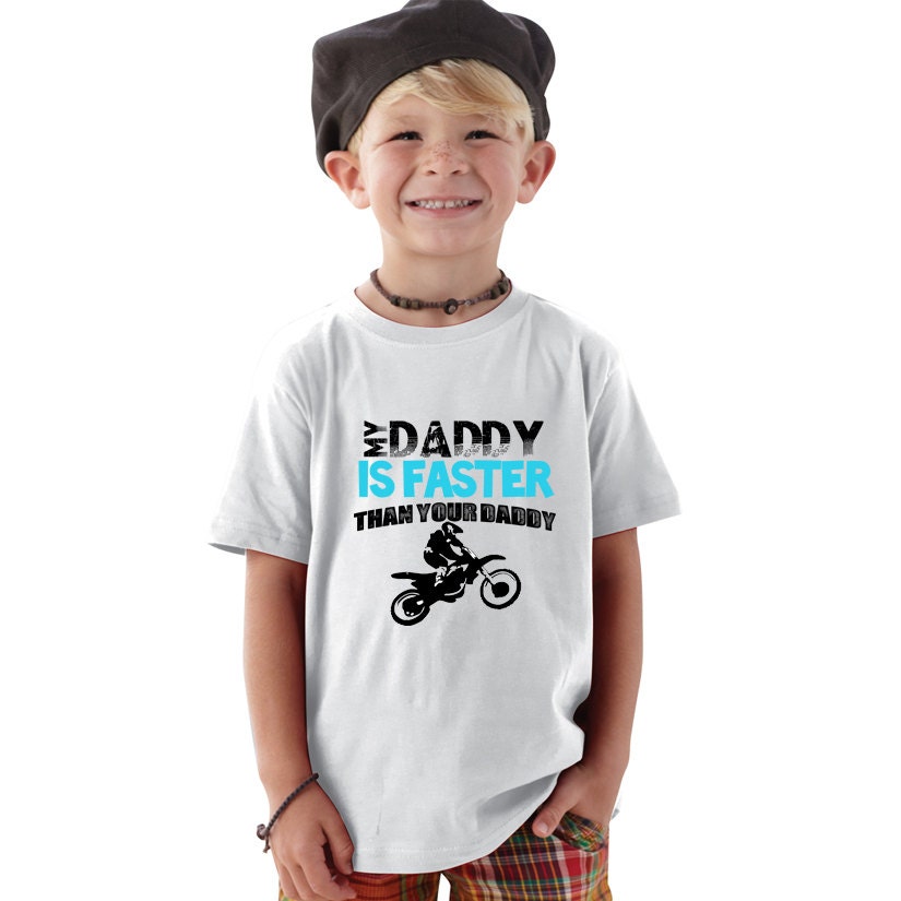 My Daddy is Faster Than Your Daddy Kids Shirt for Boys or Baby - Etsy