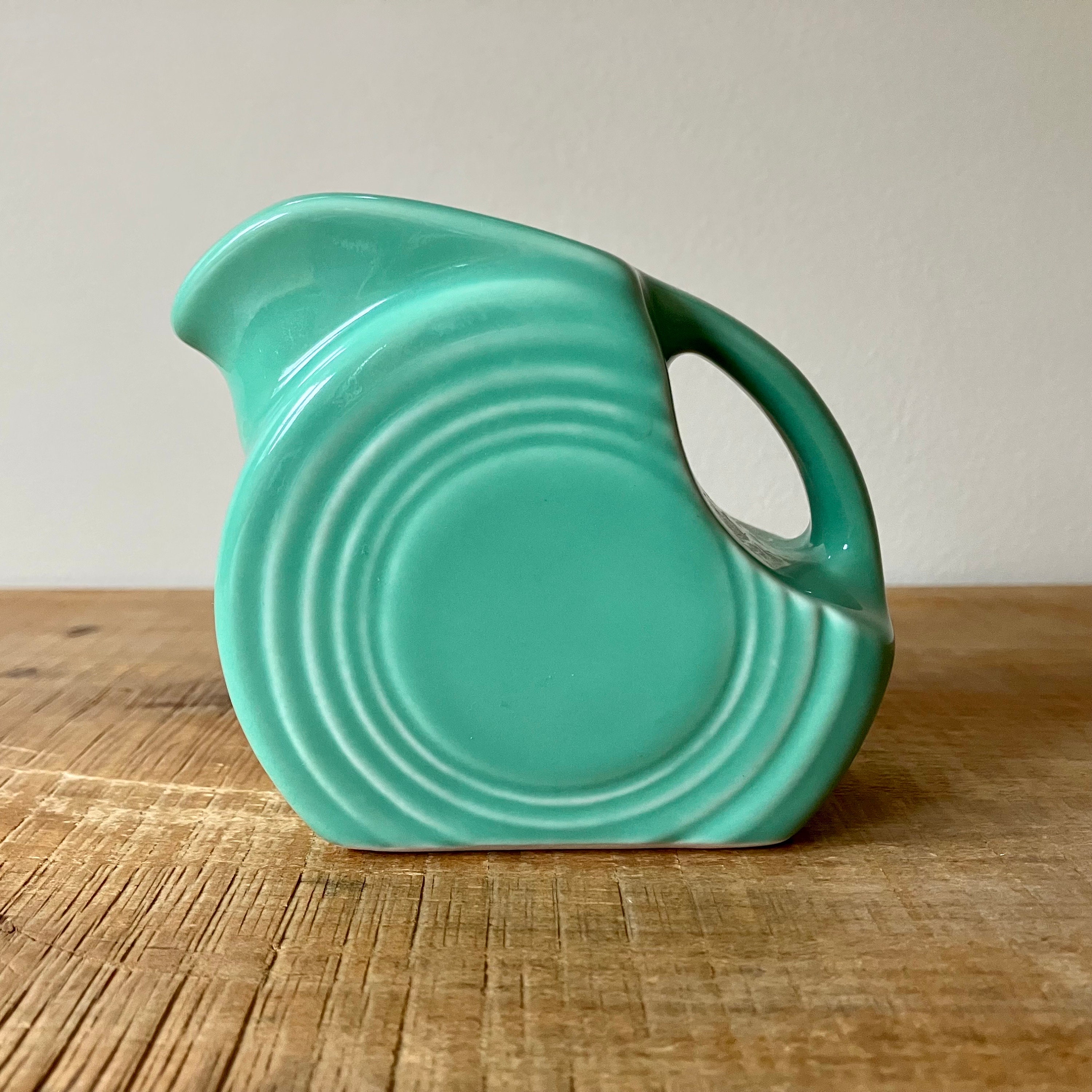 Vintage Fiesta Mini Disc Pitchers | Apricot, Rose, Sea Mist, or ...