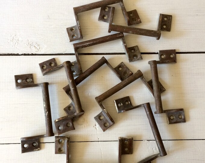 Vintage Solid Brass Drawer Pulls Minimalist Drawer Handles - Etsy