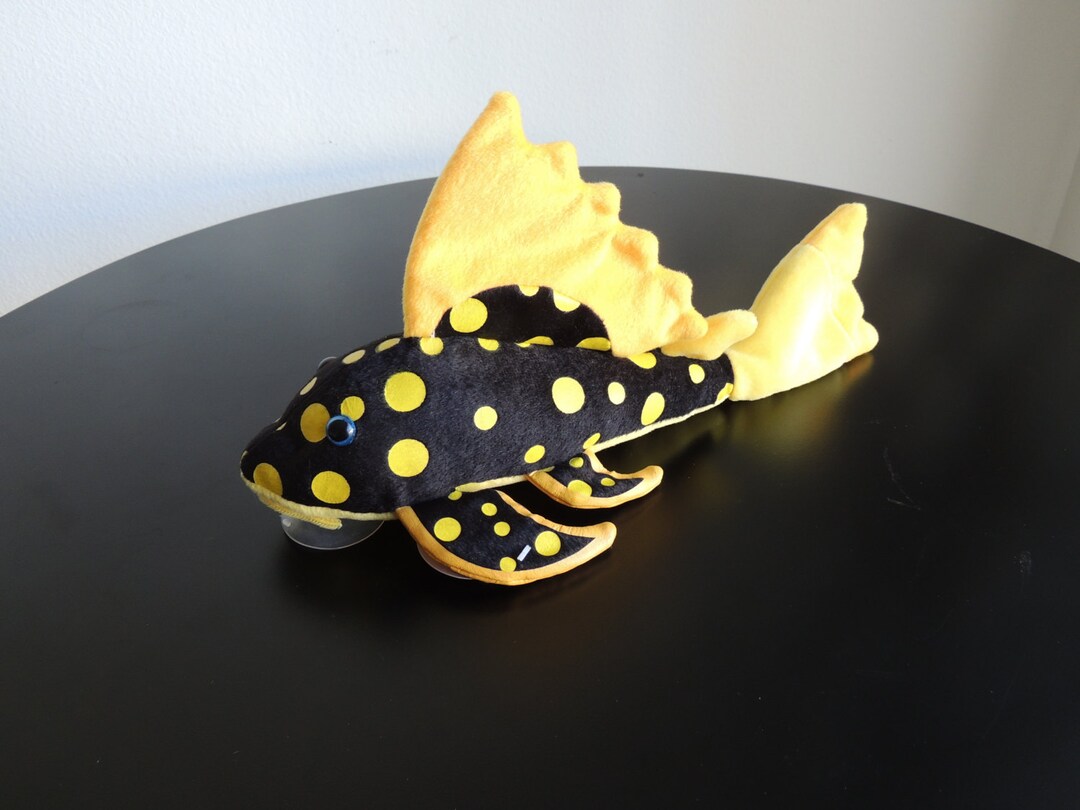 Sunshine Pleco Plushie by Greenpleco - Etsy