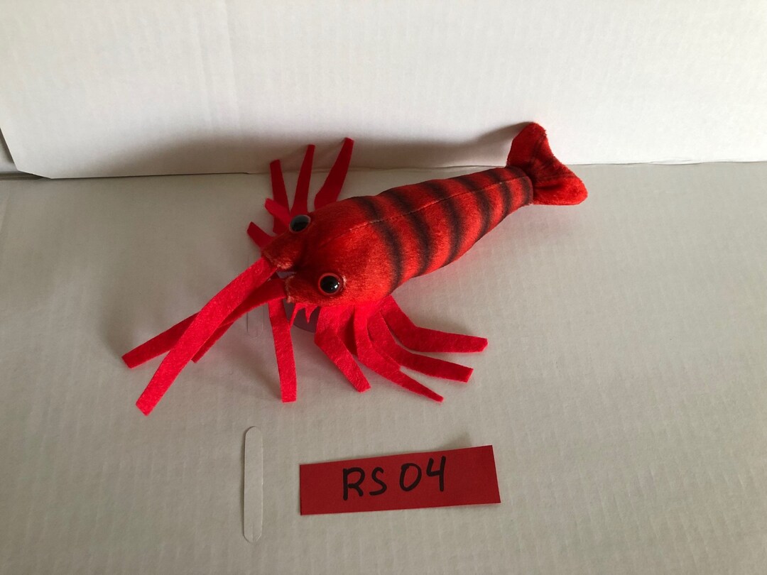 Red Cherry Shrimp 04 (7 Inch) Plushie - Etsy