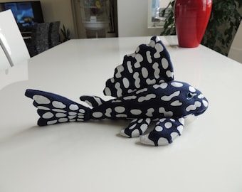 Plecostomus Plush Plushie Toy Sucker Fish Zebra | Etsy
