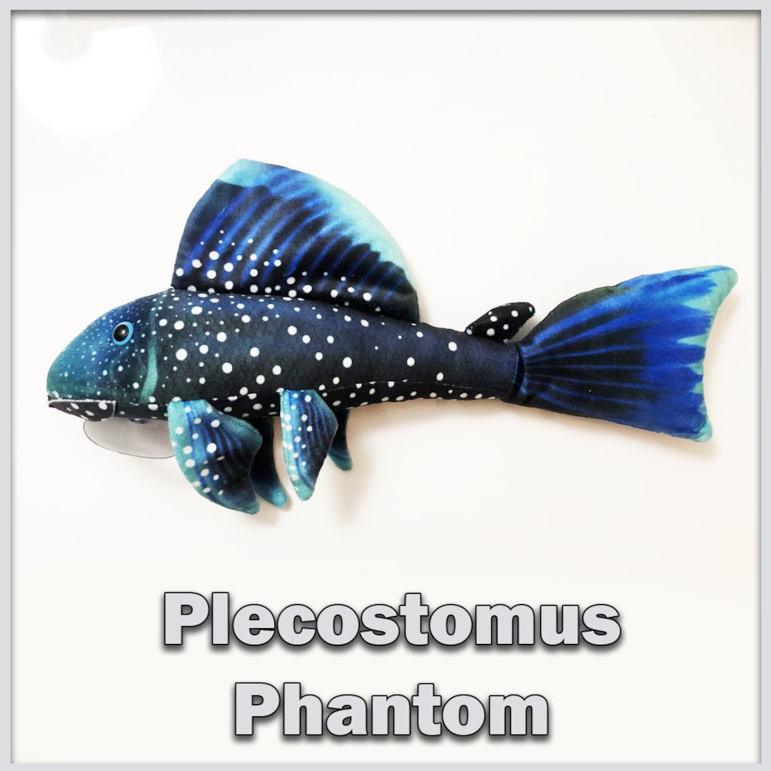 BLUE Phantom Pleco Plush - Etsy
