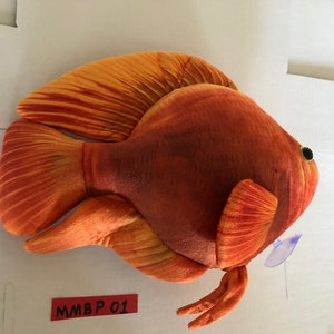 Blood Parrot Cichlid Plush Fish 15 Inch MMBP01 - Etsy