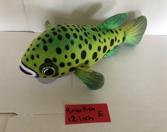Blood Parrot Cichlid Plush Fish 8 Inch MBP02 - Etsy