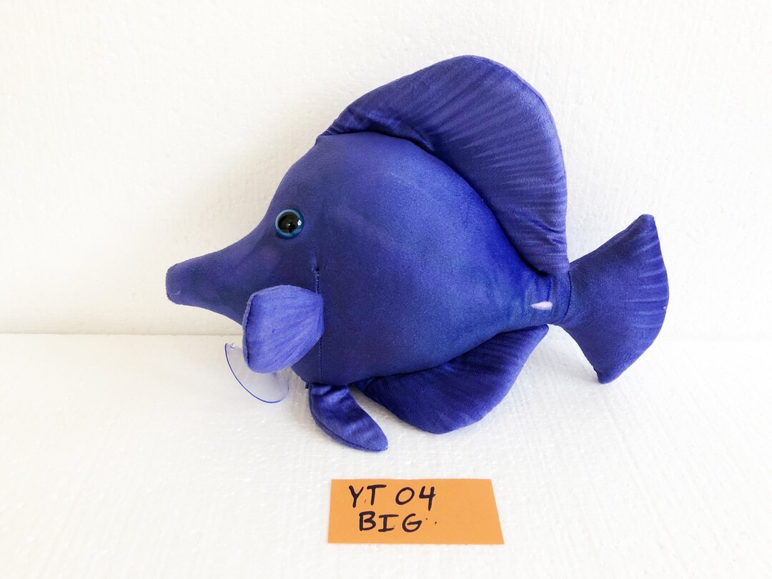Purple - Blue Tail Tang Fish Plush (approx. 12 Inch) YT04 - Etsy
