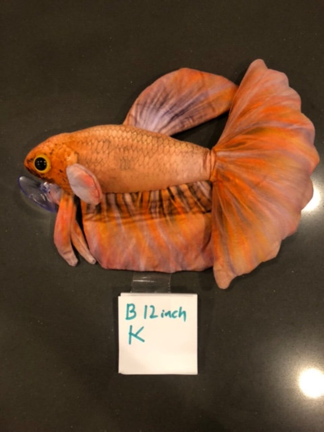 Peach Betta 12 Inch K. Plush Fish - Etsy