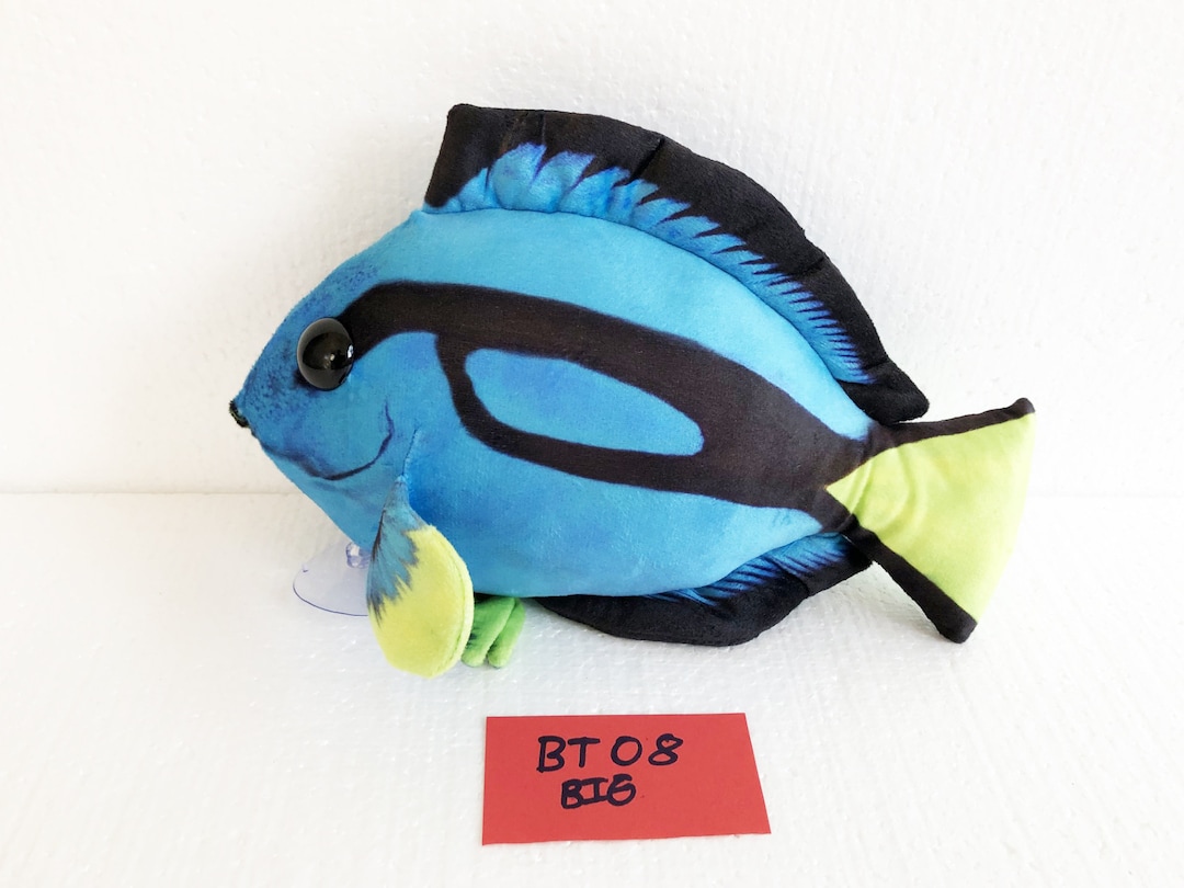 Bright Pacific Blue Tang Fish Plush (approx. 12 Inch) BT08 - Etsy