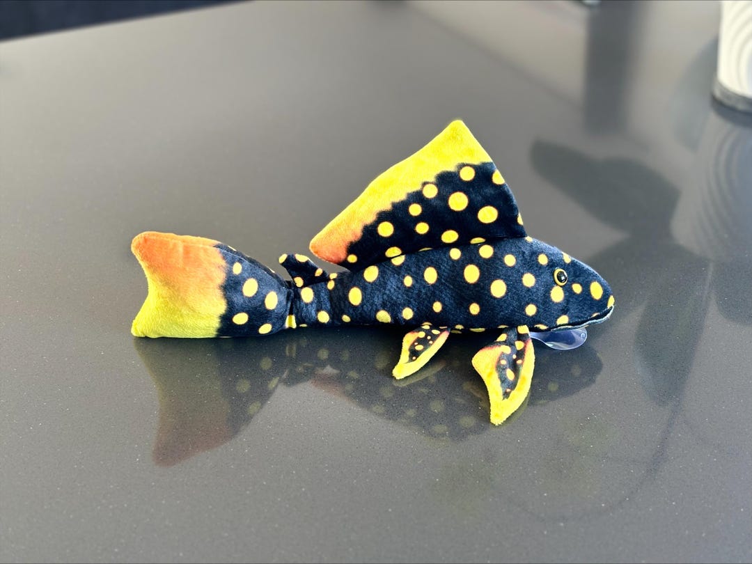 Bright Golden Nugget Pleco Plush S3 - Etsy