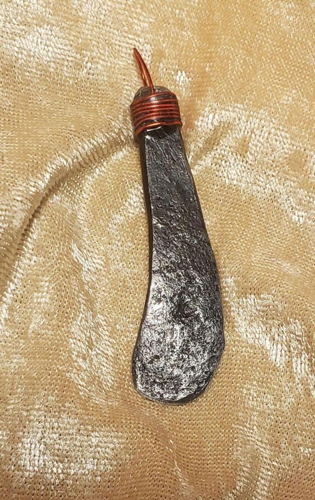 Hand Forged Pendant - Etsy