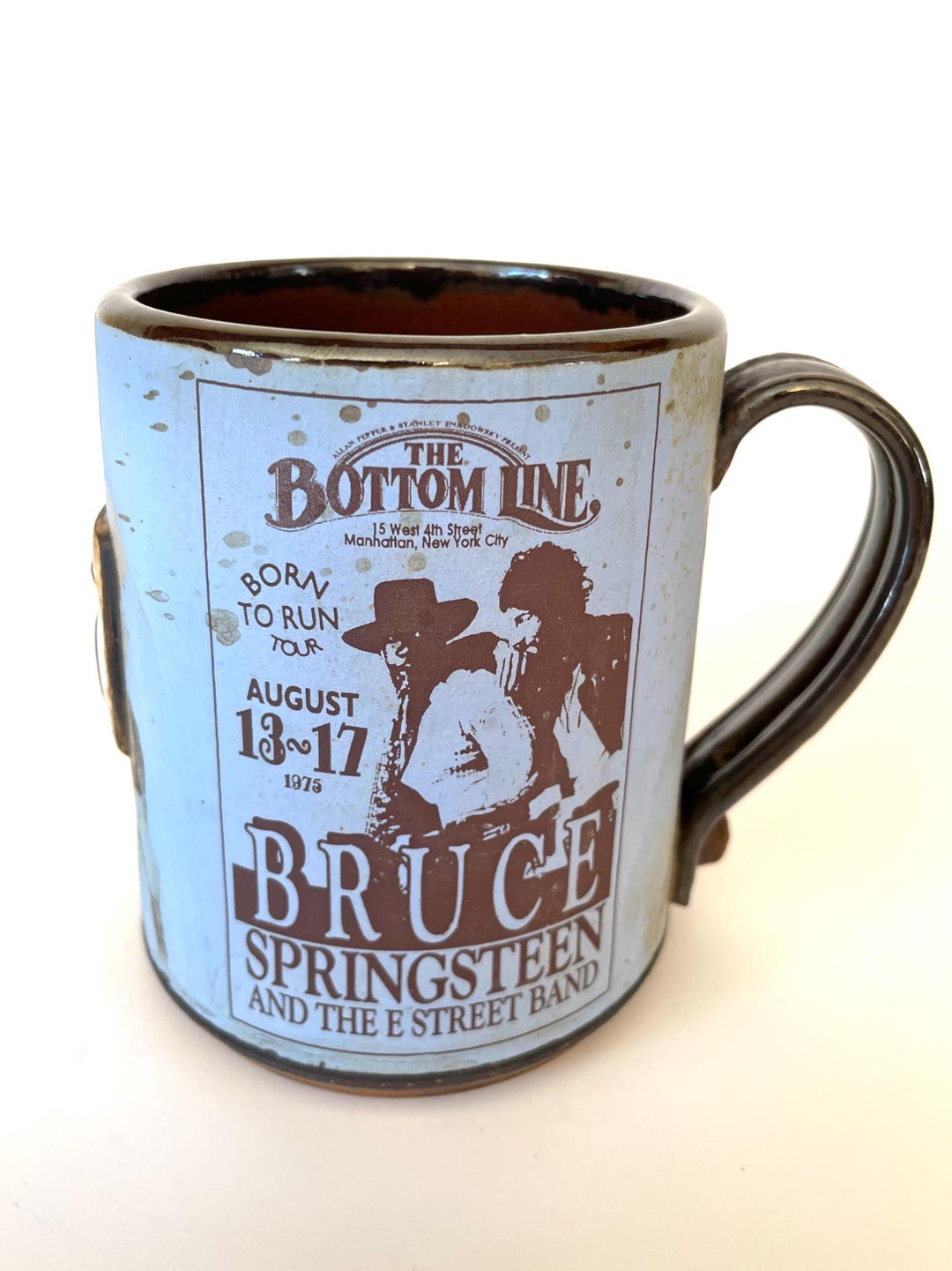 1975 Bruce Springsteen, born to Run Concert Mug - Etsy