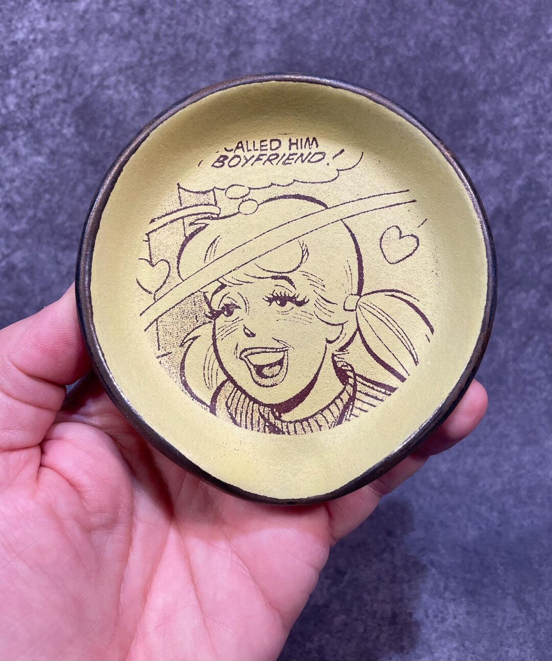 Vintage Comic "boyfriend" Spoon Rest - Etsy