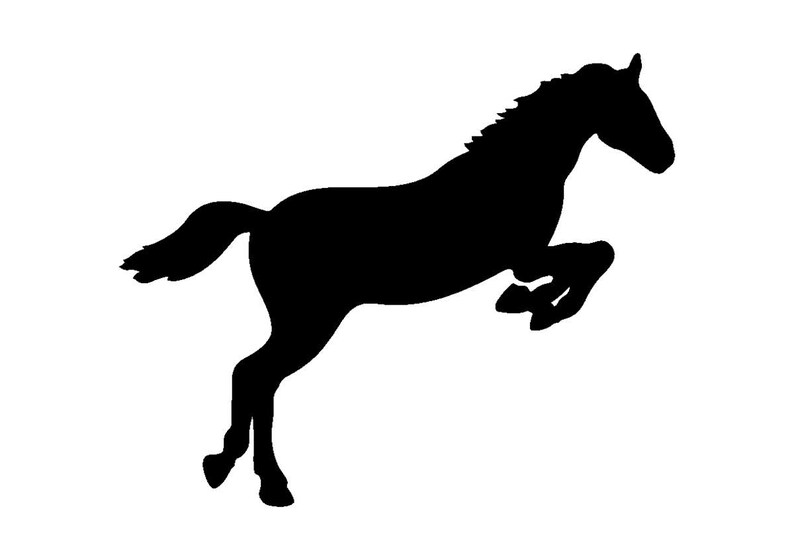 Jumping Horse STENCIL Tattoo StyleTough Riutilizzabile 350 | Etsy