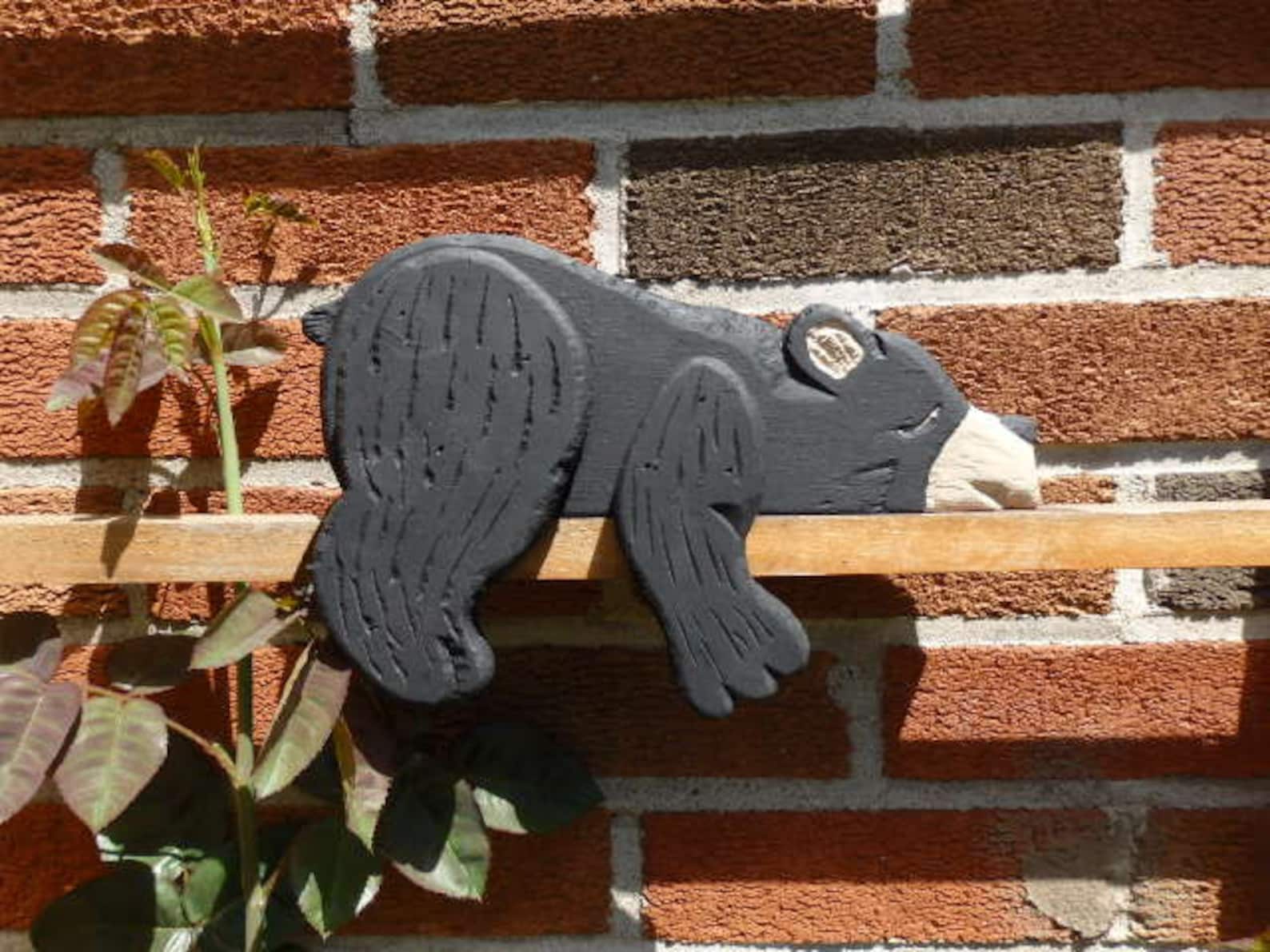 Wooden Black Bear Shelf Sitter, Medium 10" - Etsy