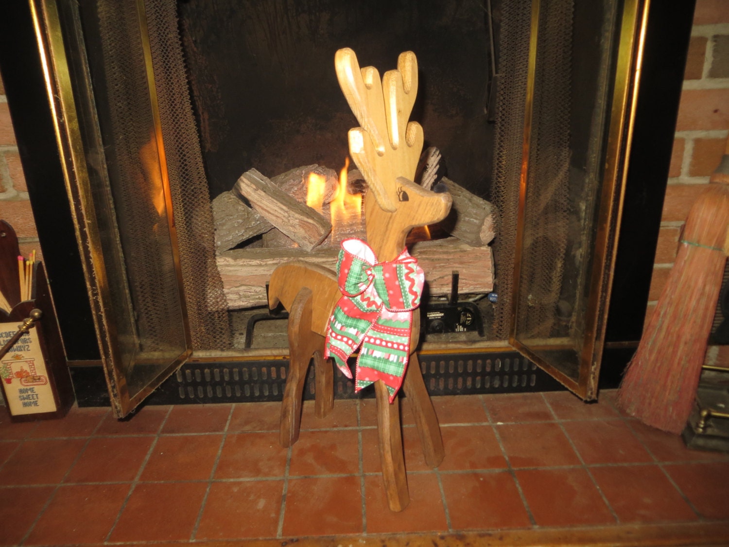 Collapsible Christmas Reindeer - Etsy