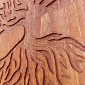 Tree of Life Carved Sign 2 - Etsy