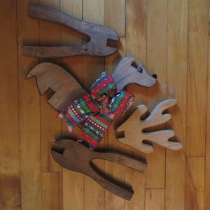 Collapsible Christmas Reindeer - Etsy