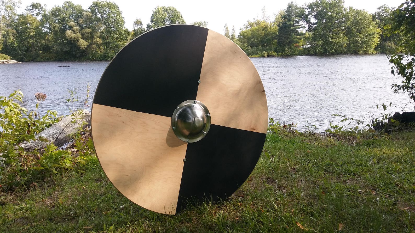 Viking Round Shield, 25" Basic Norse Round - Etsy