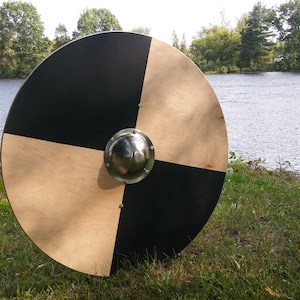 Viking Round Shield, 32" Basic Norse Round - Etsy