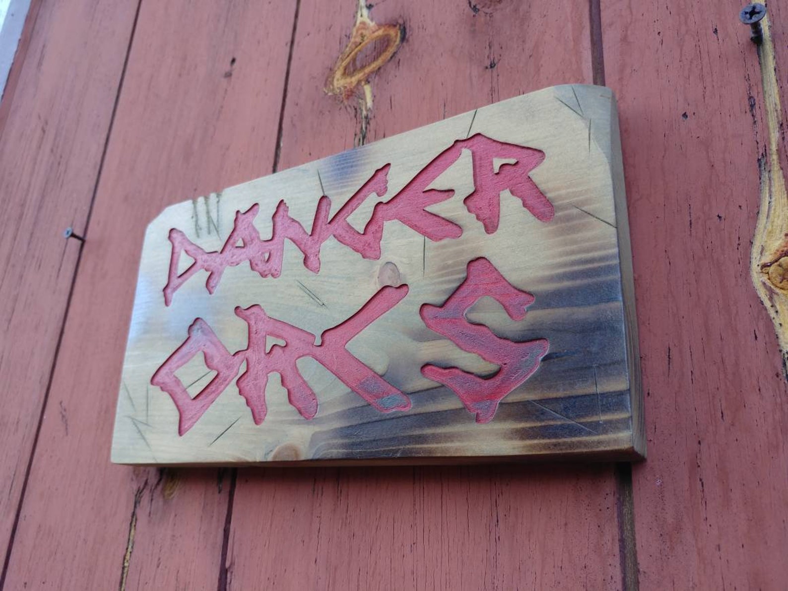 Danger Orcs, Carved Adventure Sign - Etsy
