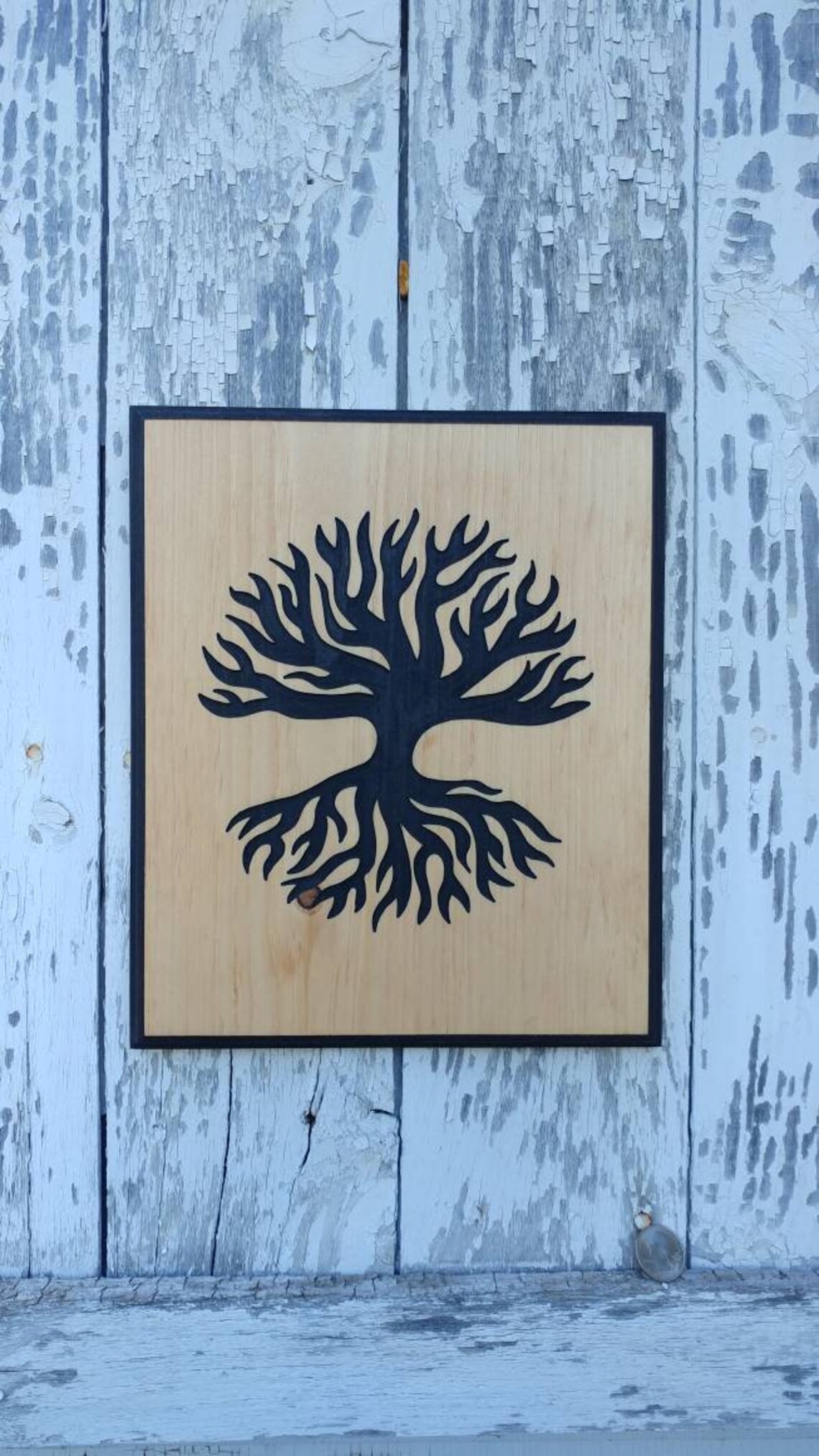 Tree of Life Carved Sign | Etsy
