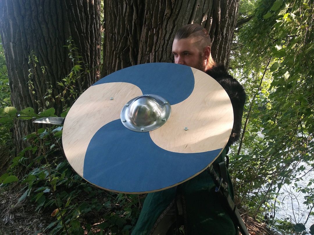 Viking Round Shield, 32" Basic Norse Round - Etsy