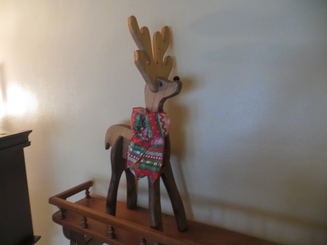 Collapsible Christmas Reindeer - Etsy