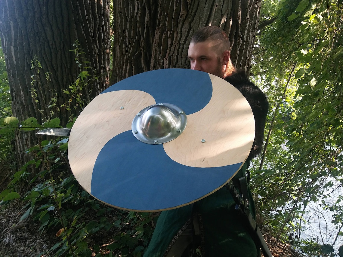 Viking Round Shield 28 Basic Norse Round Shield - Etsy