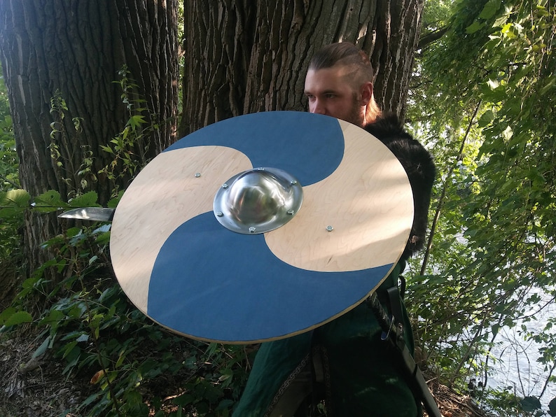 Viking Round Shield 28 Basic Norse Round Shield - Etsy