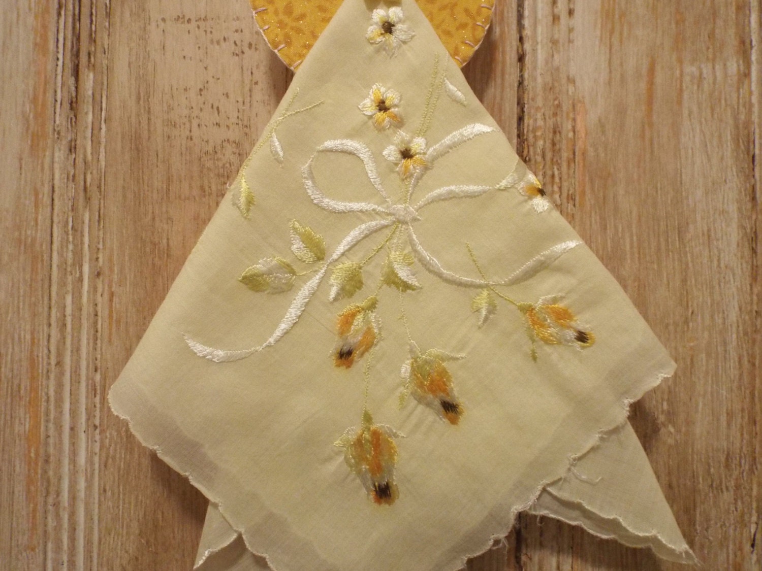 Angel Vintage Handkerchief Angel - Etsy