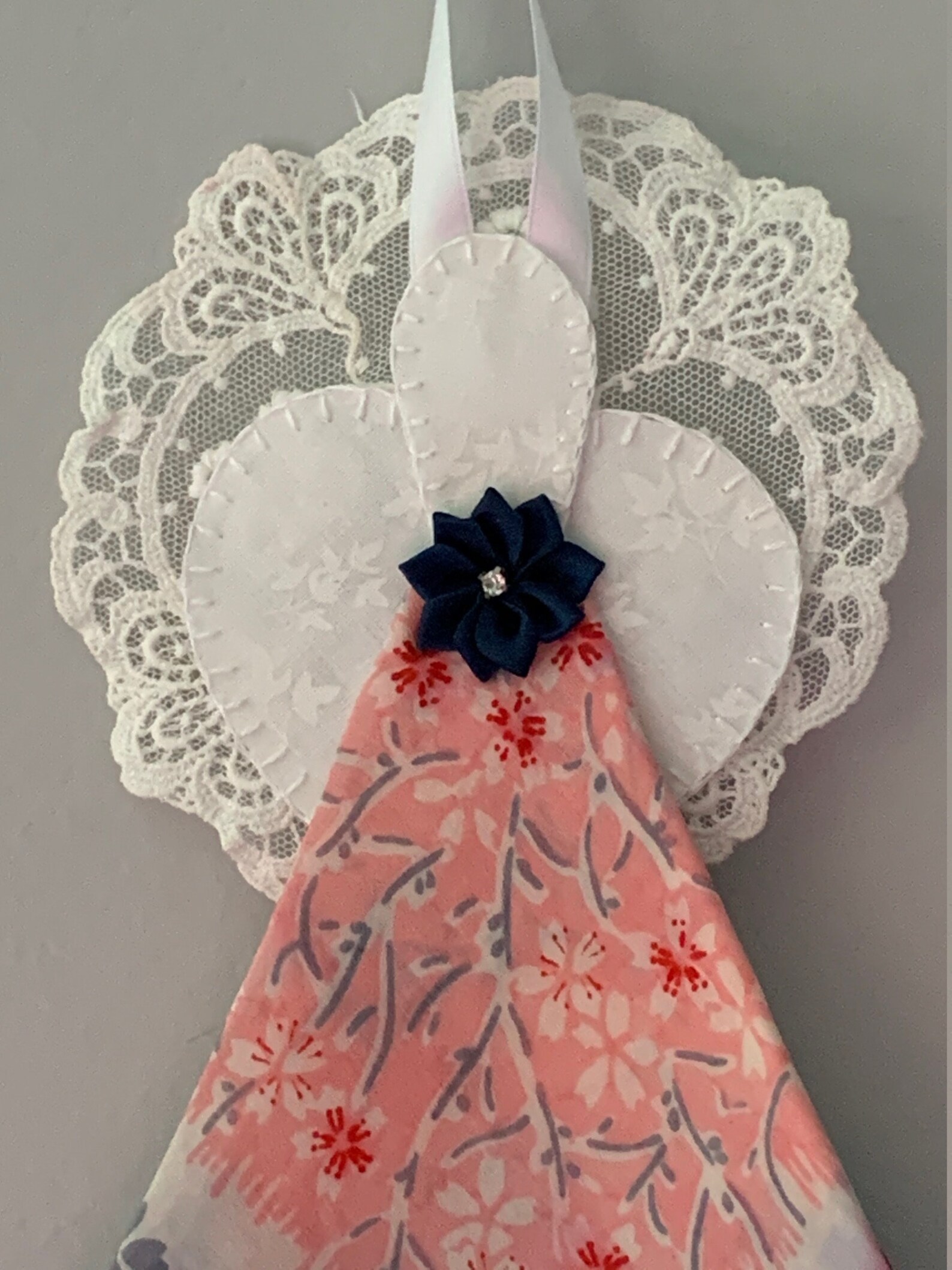 Angel, Vintage Handkerchief Angel - Etsy