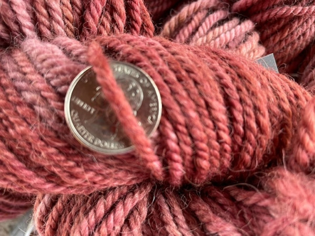 Chunky Alpaca-merino Blend Yarn, Dusky Mulberry - Etsy