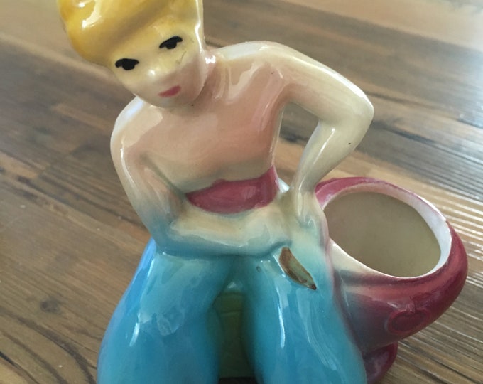 Genie With Urn Planter - Etsy
