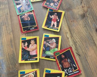 WCW Complete Set of 162 Vintage Trading Cards in Excellent Condition ...