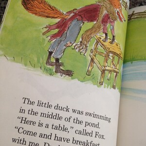 The Hungry Fox and the Foxy Duck - Etsy