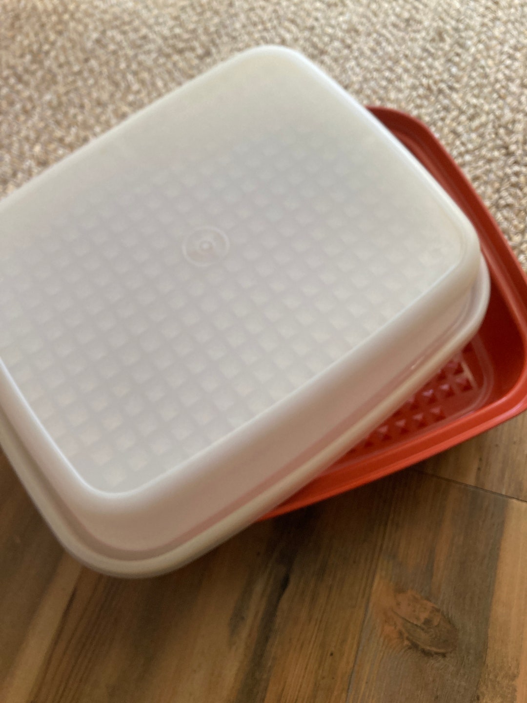 Tupperware 1294 Paprika and Sheer Top to Marinate Meat - Etsy