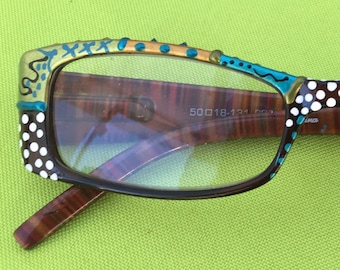 Hand painted eyewear | Etsy