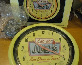 Neon Wall Clock - Etsy