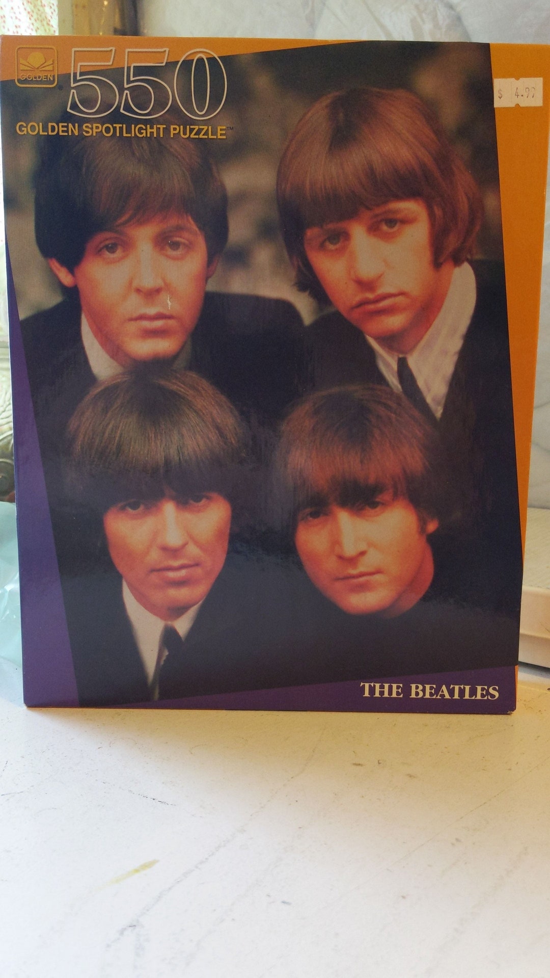 Vintage 1991 Golden Spotlight the Beatles Puzzle 550 PCS NEW SEALED ...